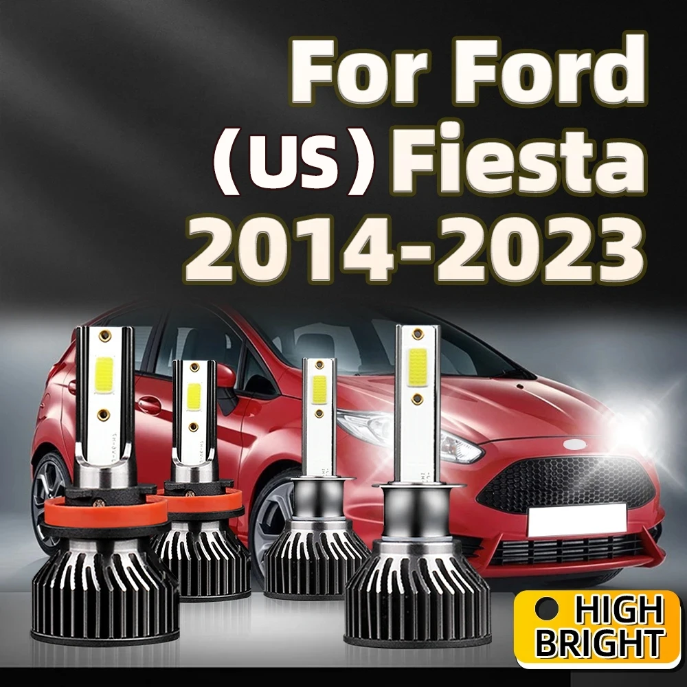Kit-de-faros-LED-para-coche-bombillas-de-150-K-para-Ford-Fiesta-US-6000 ...