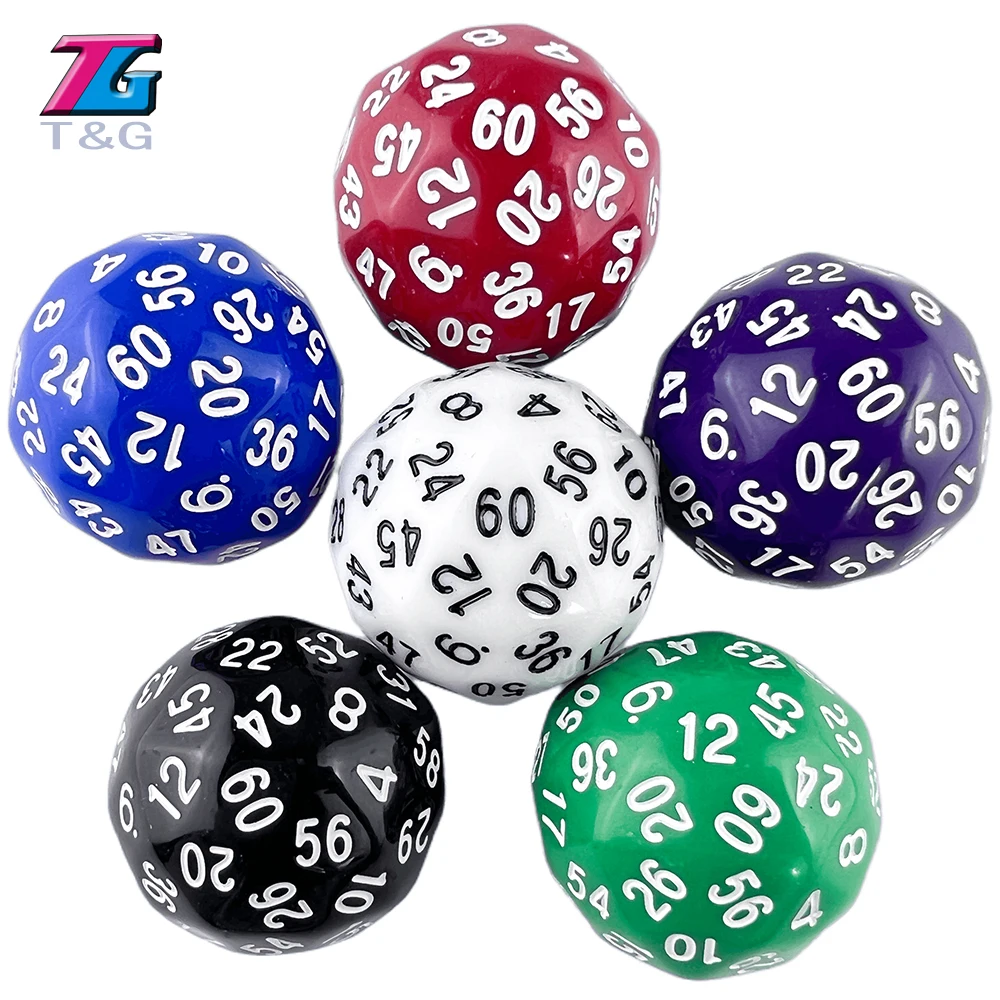 60ด้าน D60 Big Digital ของเล่นลูกเต๋า Rpg DNDGame Dados Polyhedral|dice ...