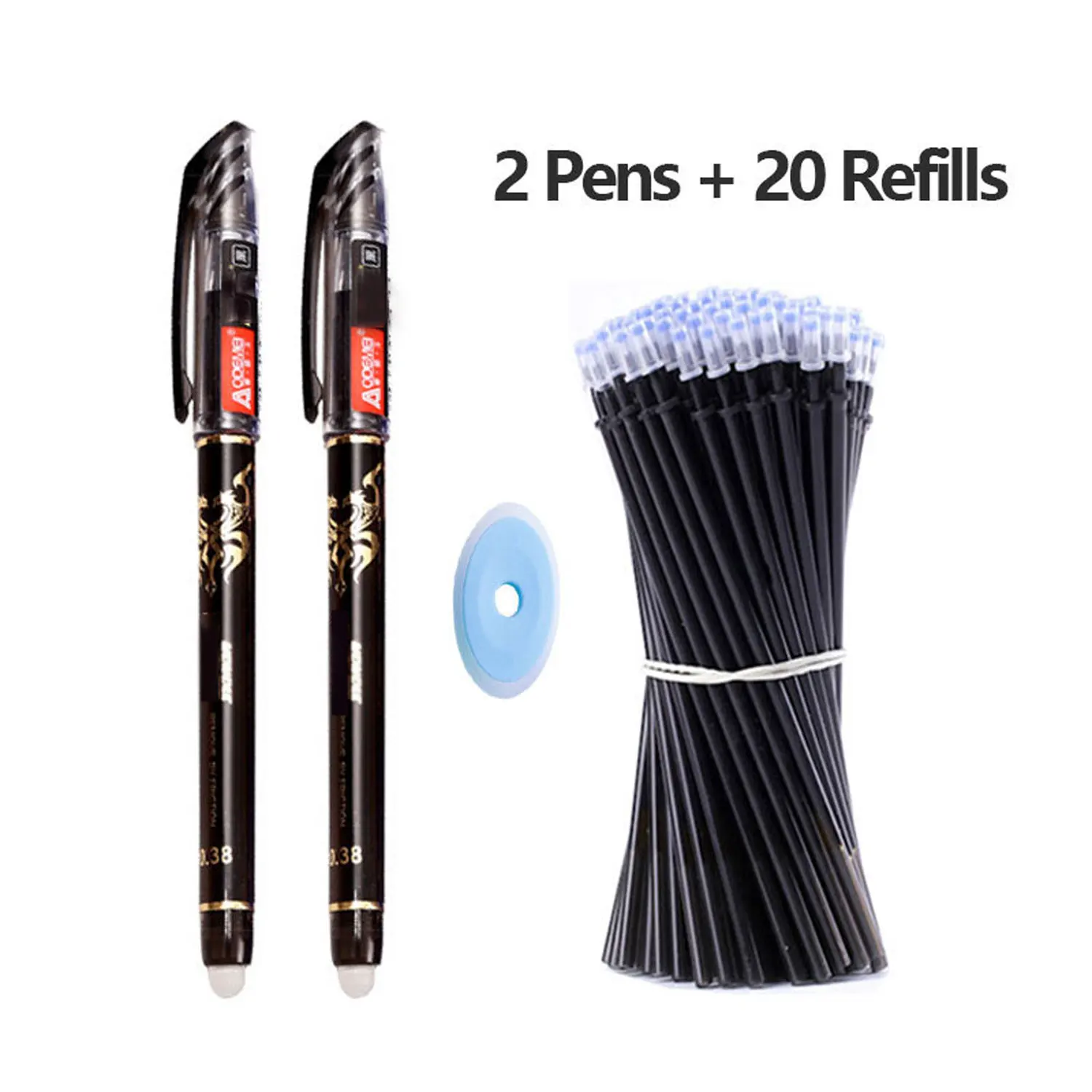 23-PCS-Erasable-Gel-Pen-Set-Ballpoint-Pens-Rod-0-5mm-Muti-Colors-Ink ...