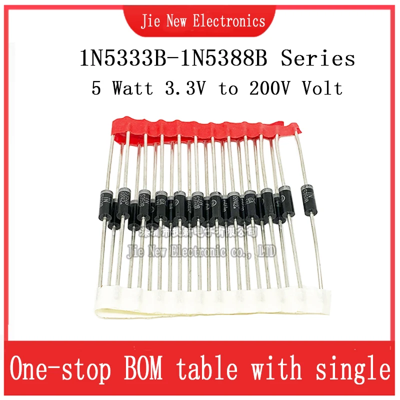 20PCS-CASE17-1N5383B-1N5384B-1N5386B-1N5387B-1N5388B-150V-160V-180V ...