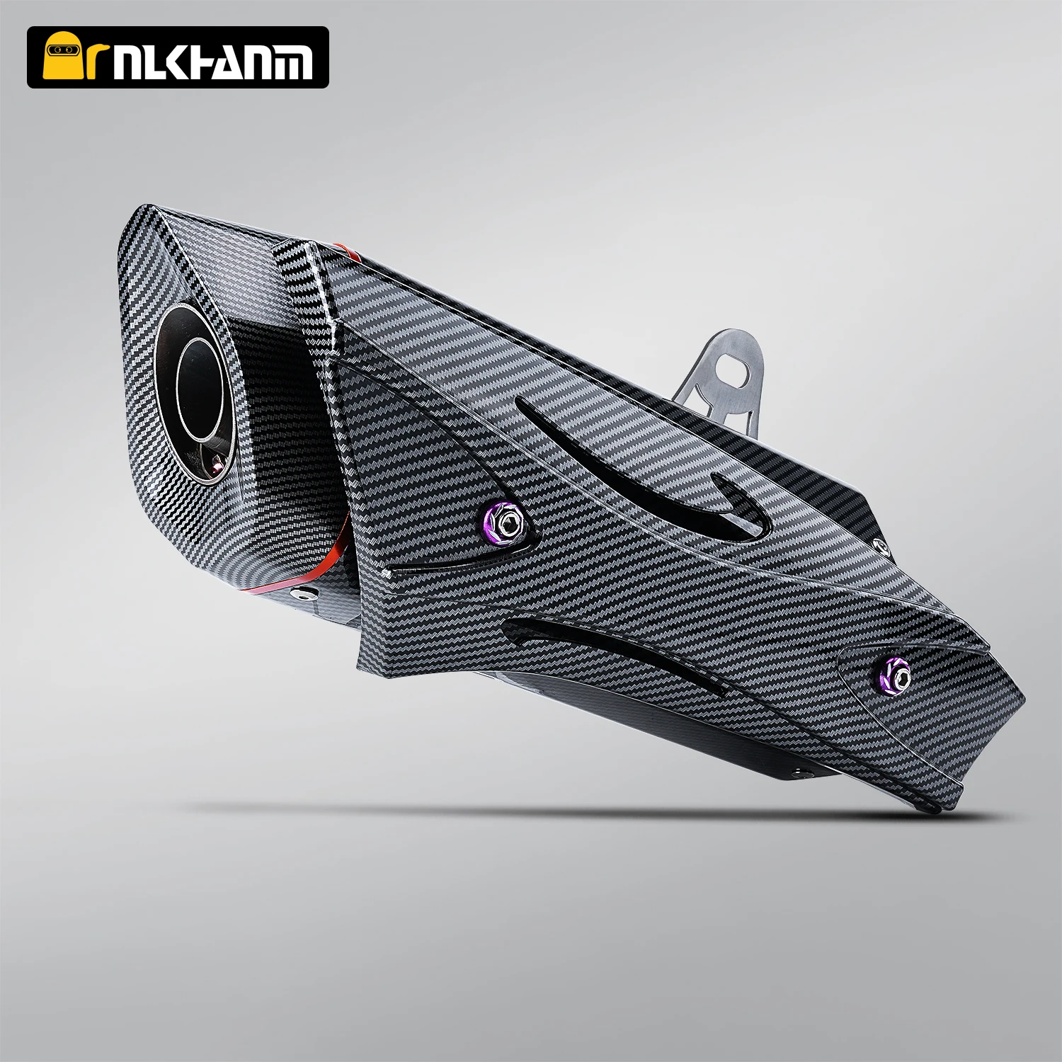 51mm Universal Scooter Modified Exhaust Pipe R9 with Imitation Carbon ...