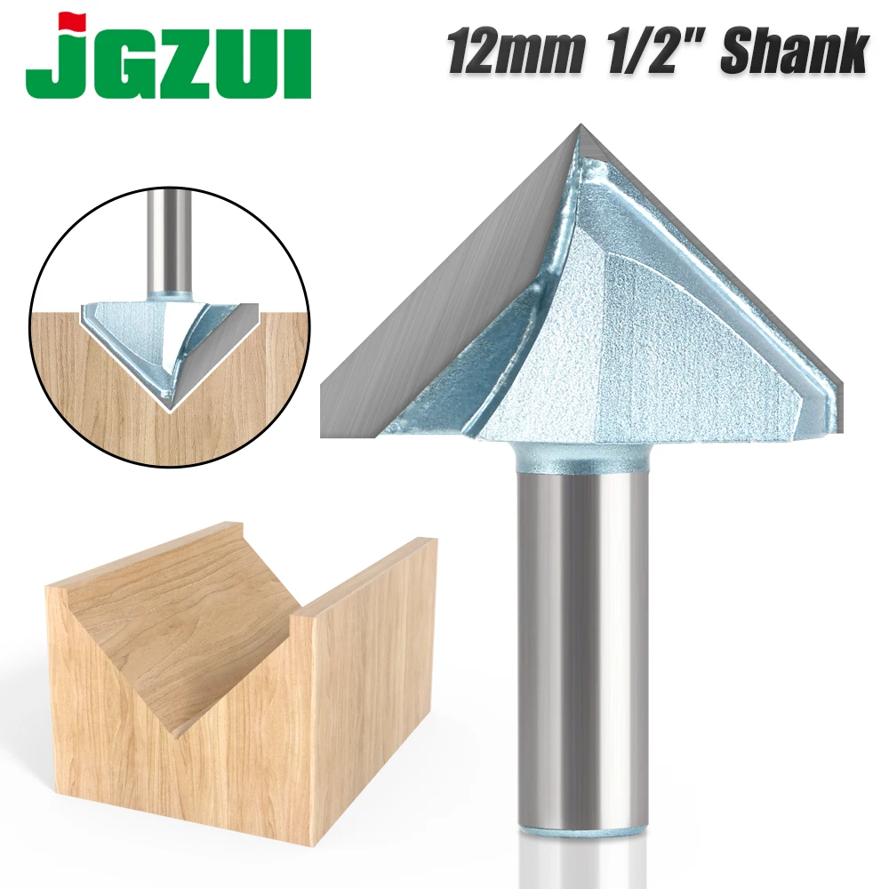1pc-12mm-1-2-Shank-90-Degree-V-Groove-Template-V-Groove-Router-Bit ...