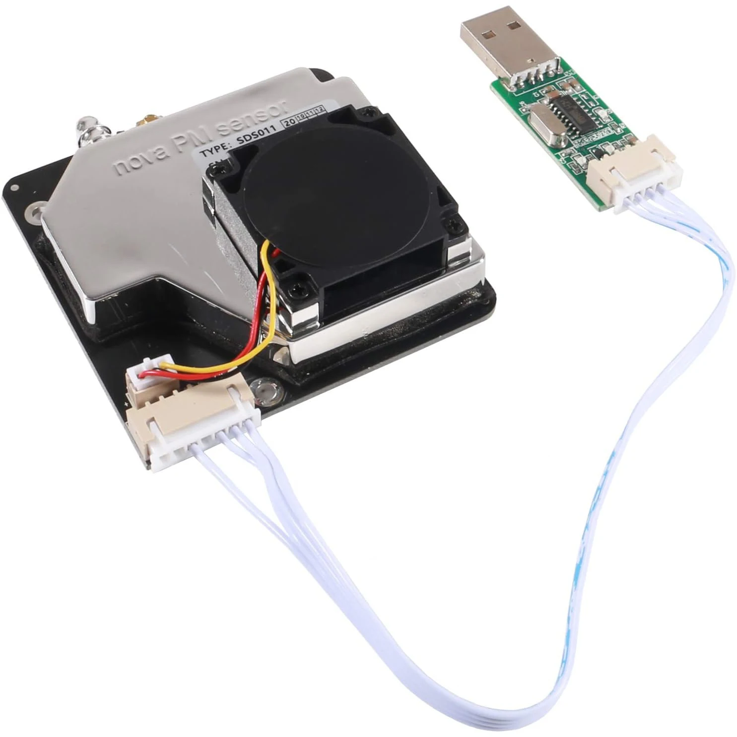 Pm sensor sds011 alta precisão pm2.5 qualidade do ar módulo sensor de ...