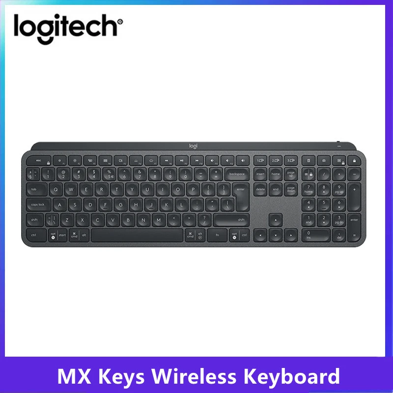 Novo logitech mx chaves sem fio bluetooth teclado 109 teclas 2.4ghz ...