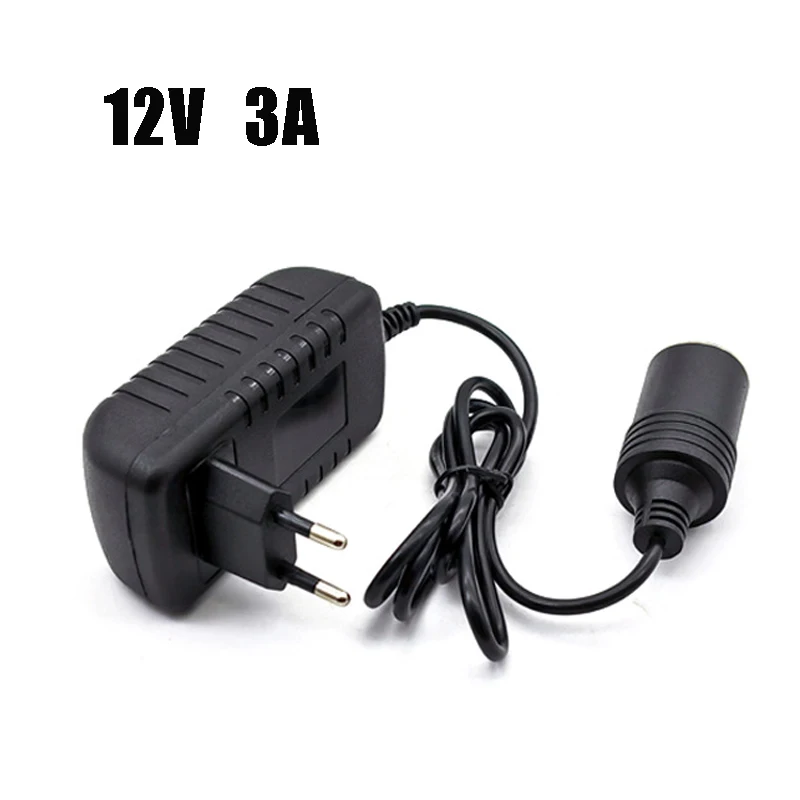 Auto-Sigarettenaansteker-12-V-3a-Voedingsadapter-Aansluiting-Ac-220V ...