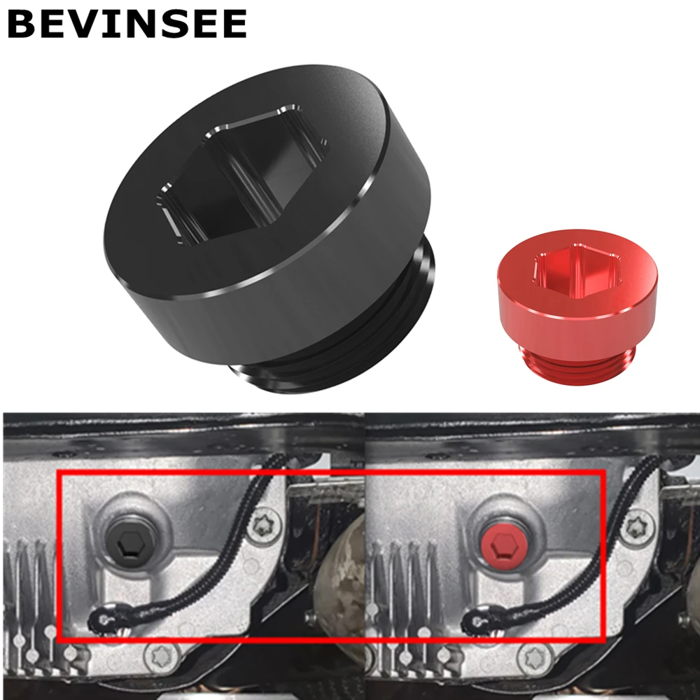 BEVINSEE-Differential-Drain-Plug-with-O-Ring-For-BMW-E46-E90-E81-E60 ...