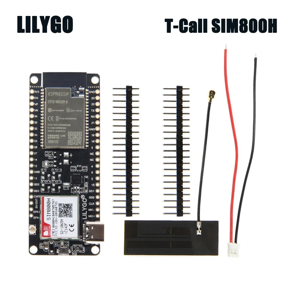 LILYGO-TTGO-T-Call-V1-4-SIM800H-Development-Boards-ESP32-Wireless-Module-SIM-Antenna-WiFi ...
