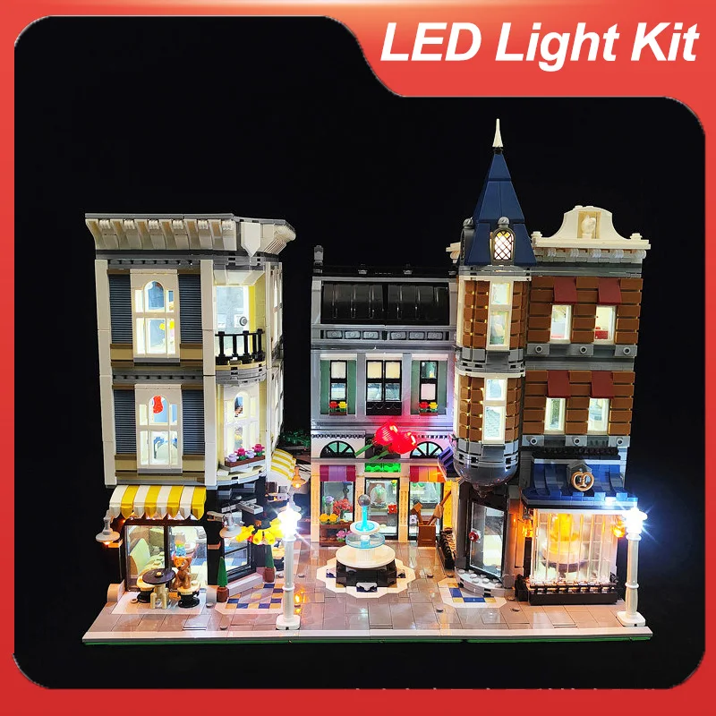 LED-Lights-City-Center-Assembly-Square-Building-Blocks-Moc-Display ...