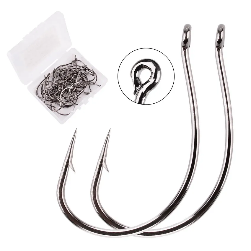 50pcs-box-Fishing-Hook-Coating-High-Carbon-Stainless-Steel-Barbed-Carp-Fishing-Hooks-Pack-with ...