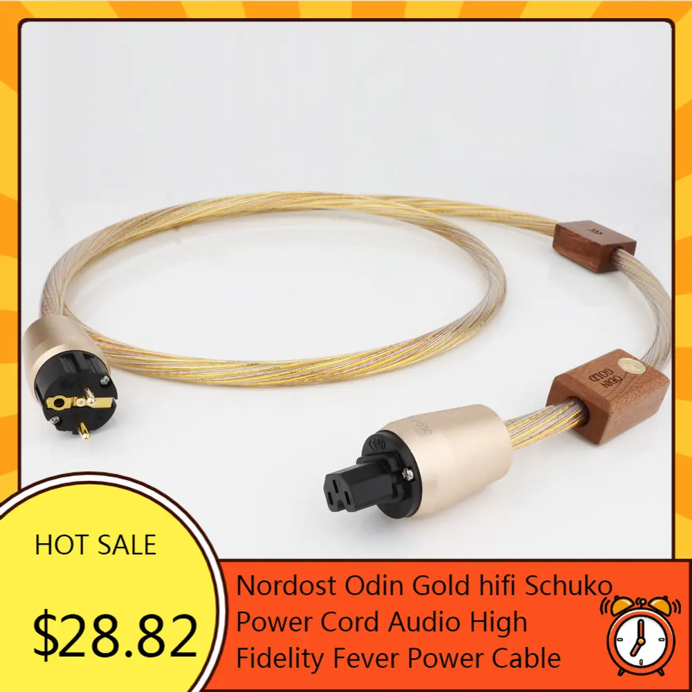 Nordost Odin Gold hifi Schuko Power Cord Audio High Fidelity Fever ...
