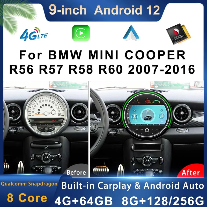 Android-12-Qualcomm-Car-Multimedia-Player-Navigation-GPS-Carplay-Radio ...