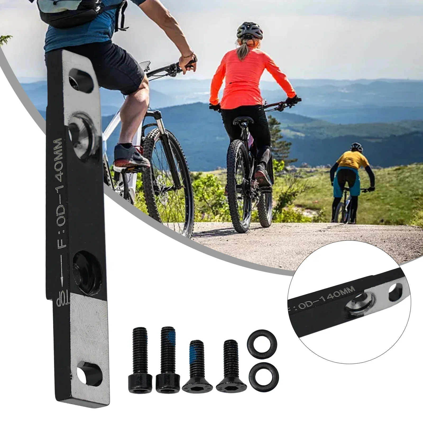 1-Pc-MTB-Disc-Brake-Caliper-Frame-Adapter-Bracket-140-160-180-203mm-IS ...