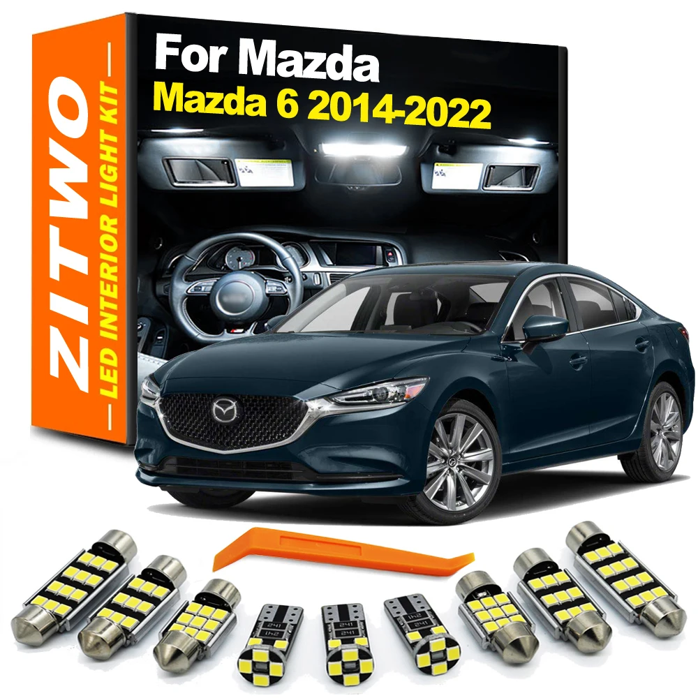 ZITWO-13Pcs-LED-Interior-Dome-Reading-Light-Bulb-Kit-For-Mazda-6-Mazda6 ...