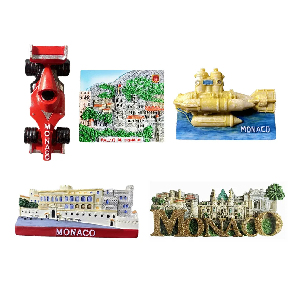 Europe-Monaco-3D-Fridge-Magnets-Tourism-Souvenir-Refrigerator-Magnets ...