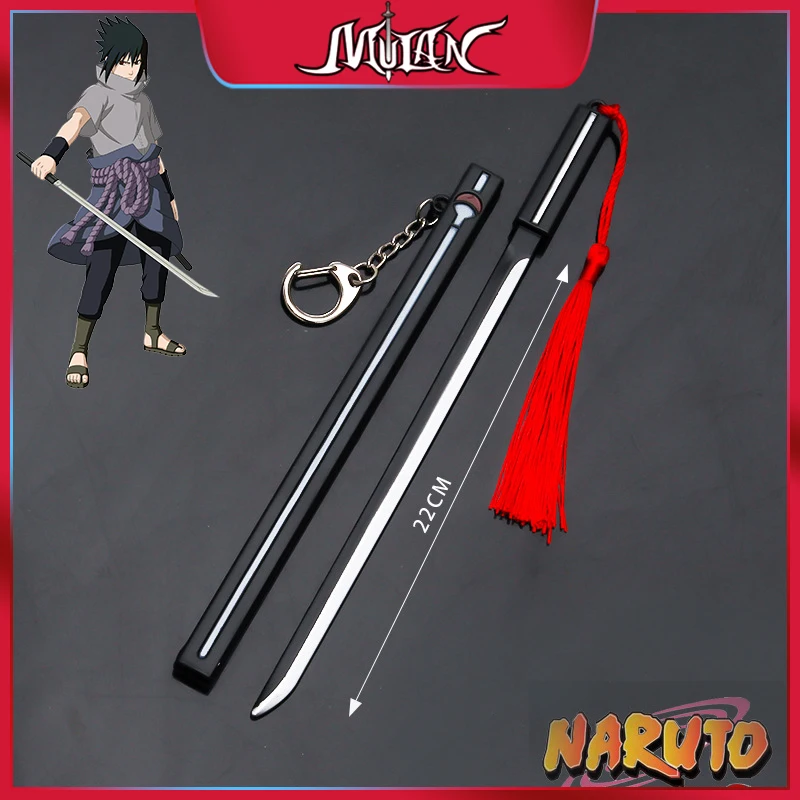 22cm-Naruto-Weapon-Sword-of-Kusanagi-Uchiha-Sasuke-Katana-Metal ...