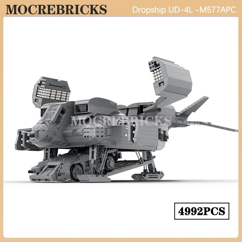 Famoso-film-Building-Block-Alien-Dropship-Cheyenne-UD-4L-con-M577-apc ...