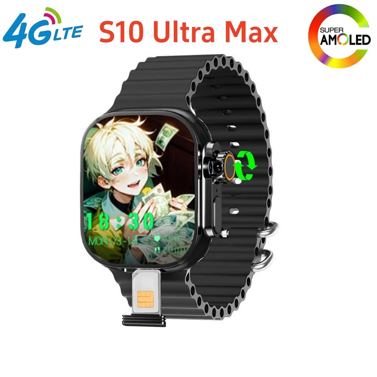 2024-nuevo-reloj-inteligente-S10-Ultra-Max-49mm-4G-5G-LTE-sistema ...