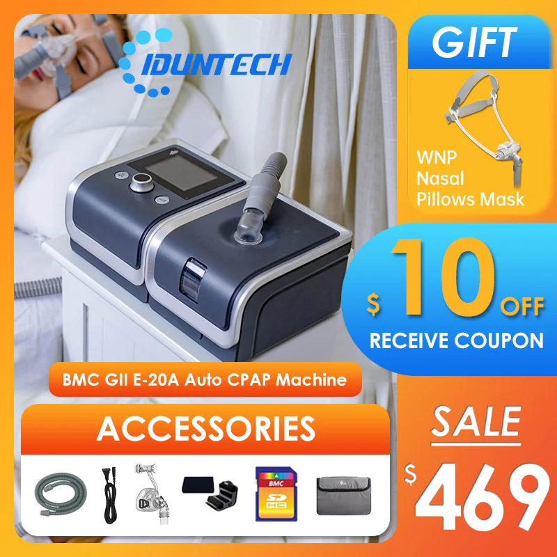 Auto Cpap Machine E-20a Health Care Protable For Nasal Mask Sleep Apnea ...