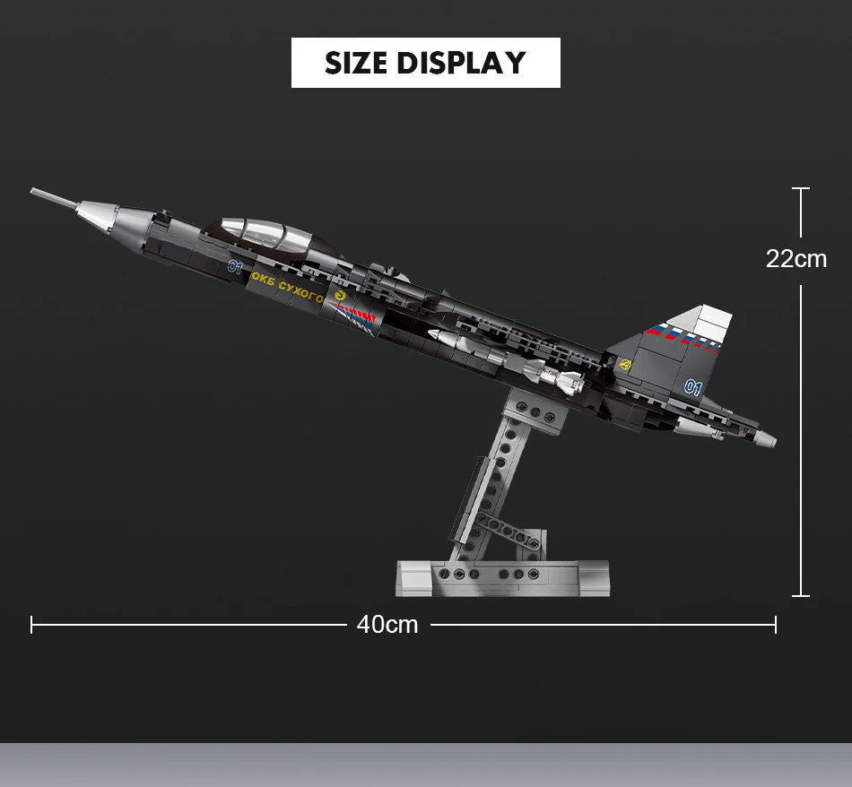 Lego Technic Su-47 Golden Eagle - 707 pièces - Brick Tech - Blocs ...