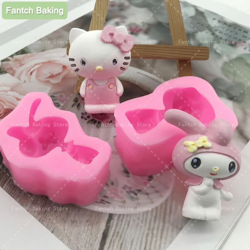 Cute-Cartoon-Doll-Chocolate-Molding-Cake-Embossing-Baking-Tool-Fondant ...