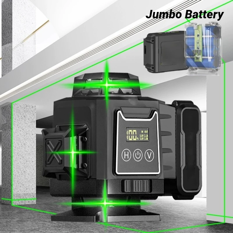 tripod-nivel-laser-4D-16-Lines-Laser-Level-3-Self-leveling-professional ...
