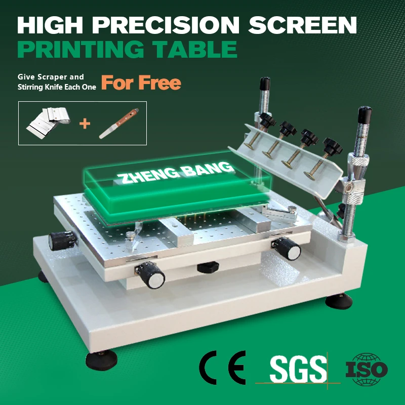 데스크탑 수동 Pcb 스텐실 프린터 고품질 솔더 페이스트 스크린 프린터 Ptr A320 Pcb 솔더 페이스트 프린터 기계
