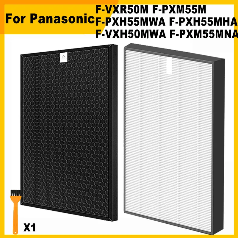 Replacement HEPA Carbon Filter For Panasonic Air Purifier F-VXR50M F ...