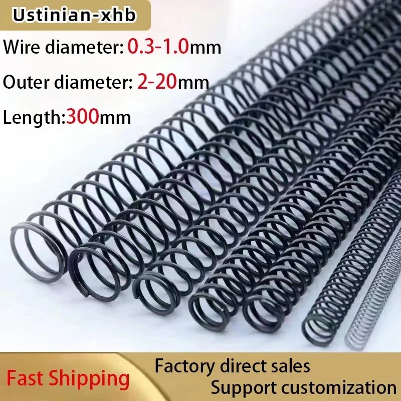 65mn-Feder-Stahl-Spiral-spule-Rotor-Druck-feder-Draht-durchmesser-0-3-1 ...