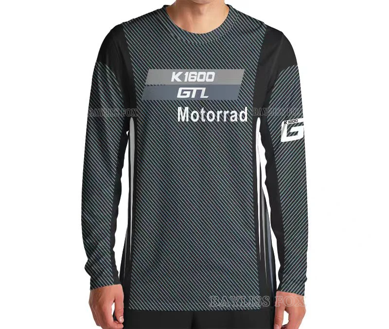 For-BMW-K1600-GTL-Cruiser-Luxury-Touring-Motorcycle-Black-Long-T-Shirt ...