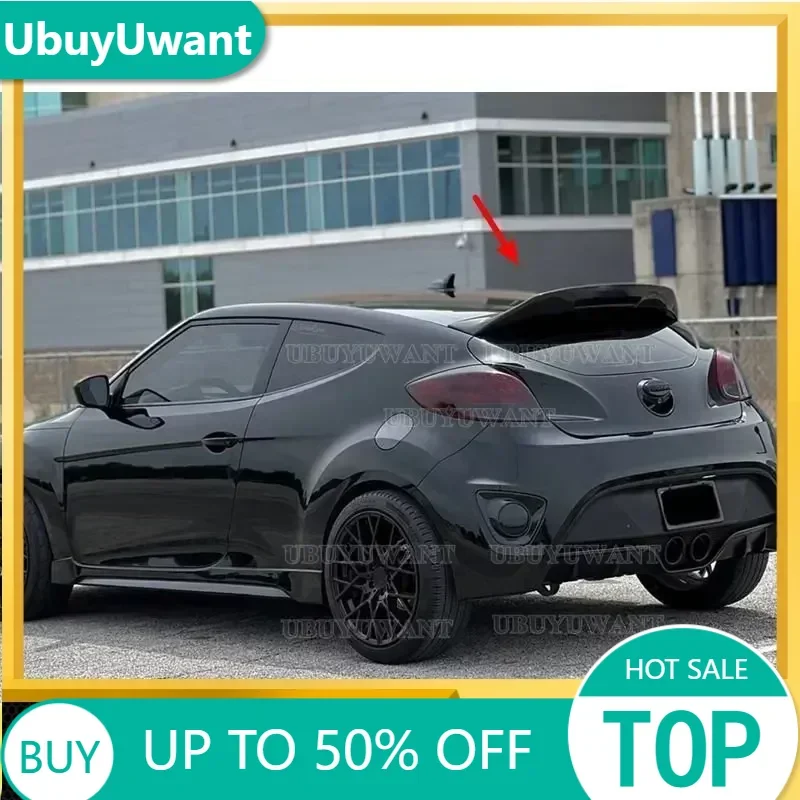 For Veloster (Turbo Only For 1.6T) SC Glass Fiber Rear Duckbill (With ...