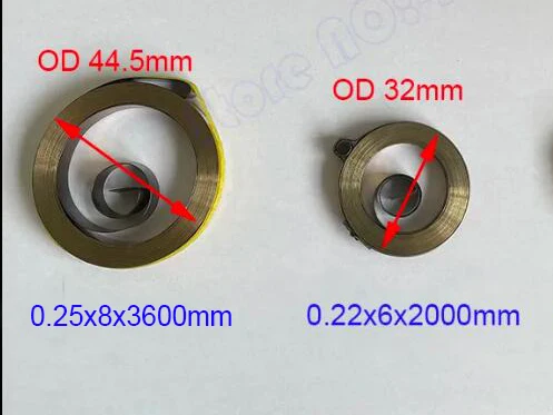 Spiral Flat Wire Coil Spring Constant Force Springs Small Spiral Style ...