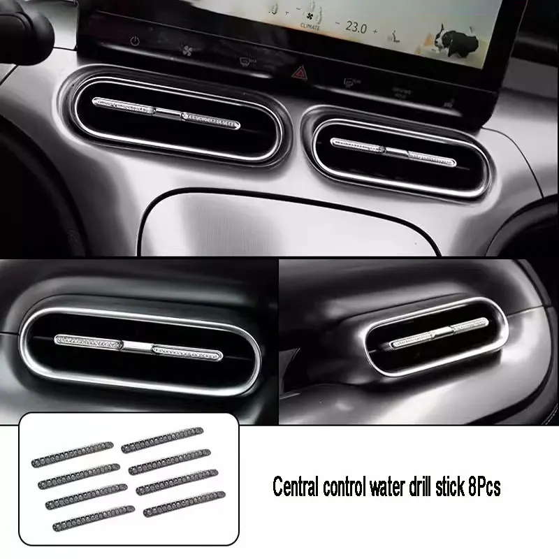 Car Air Conditioning Vent Inlaid With Diamond Decorative Stickers For ...