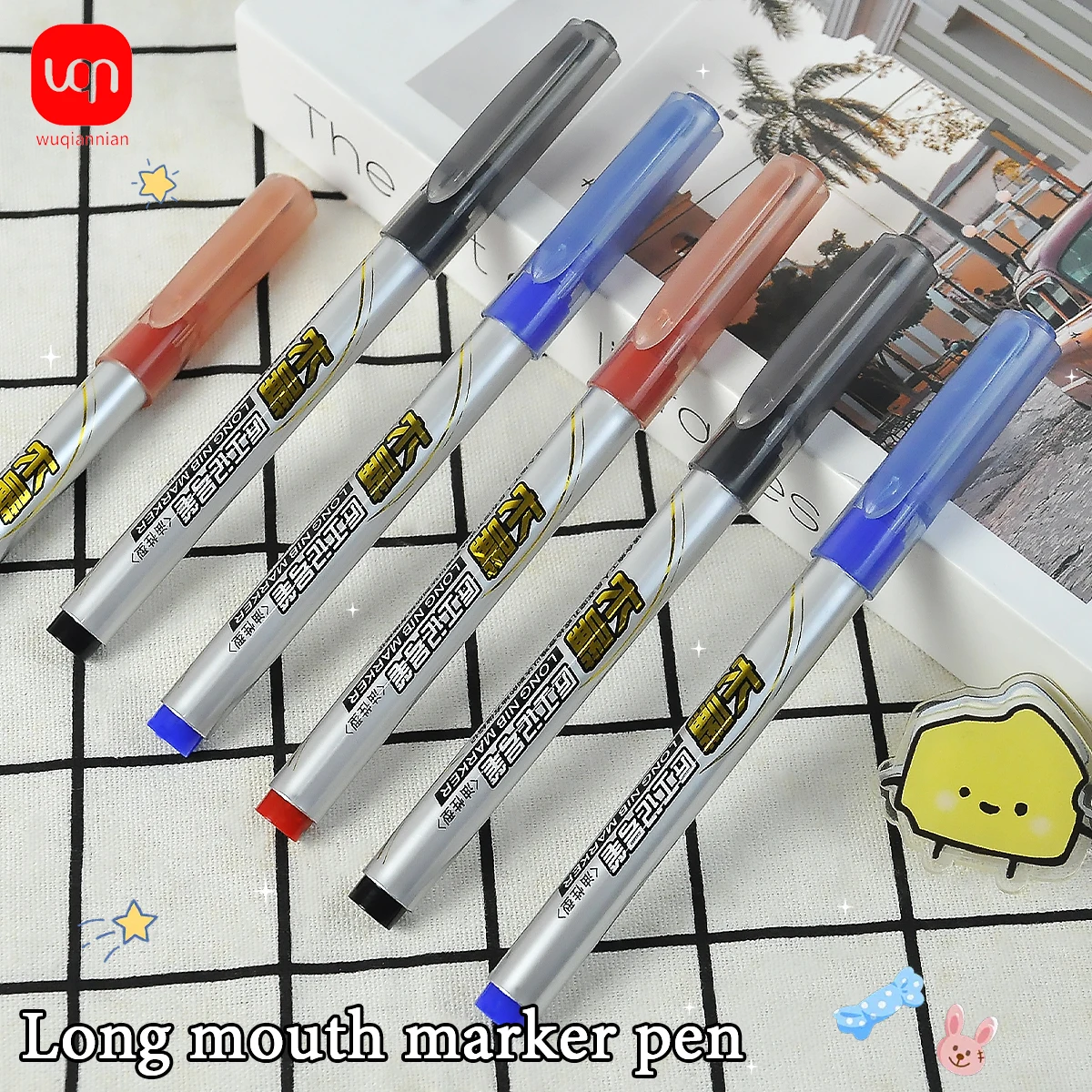 WQN-3PCS 30MM Multicolor Long Tip Marker Deep Hole Marker Woodworking ...