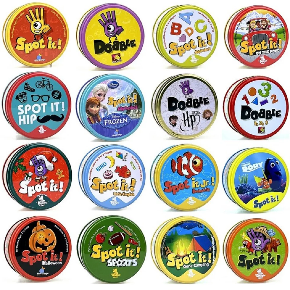 Dobble-Spot-It-Hp-Double-Juego-Cards-Card-Party-Bordspel-Vakanties ...