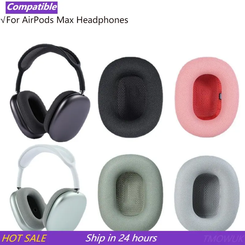 Replacement-Protein-Ear-Pads-For-Apple-AirPods-Max-Headphones-Soft-Foam ...