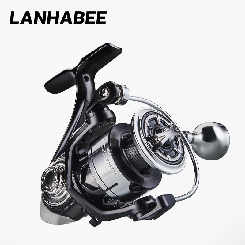 LANHABEE Spinning Reel Freshwater Fishing Reel Max Drag 15kg 5.2:1All ...