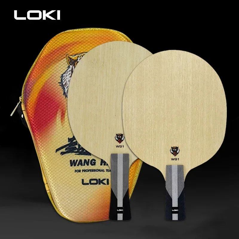 LOKI-W91-Single-Table-Tennis-Racket-Blade-7-Layer-Pure-Wood-Super-Wang ...