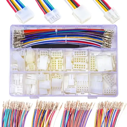 M Mini-Fit Jr 4.2mm Pitch Connector with 20AWG Pre-Crimped Cables ...