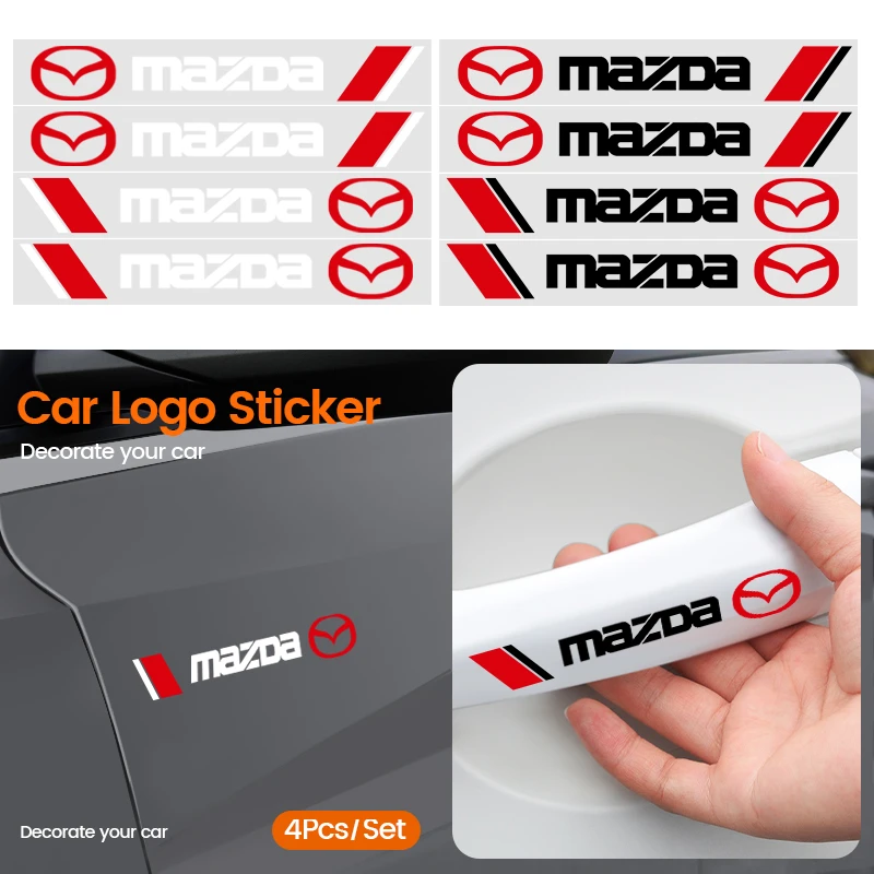 Pegatina para manija de puerta de coche, calcomanía de vinilo para ...