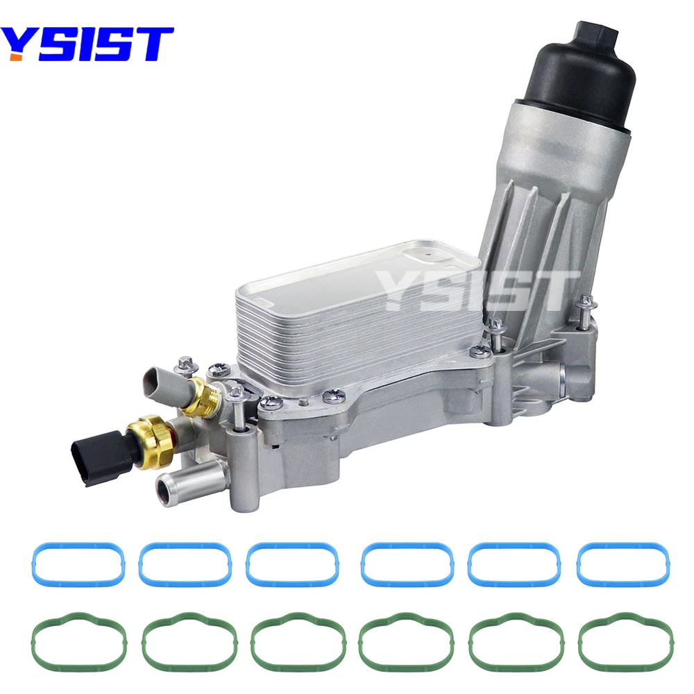 New Aluminum Oil Filter Cooler Housing Assembly Adapter For Dodge ...