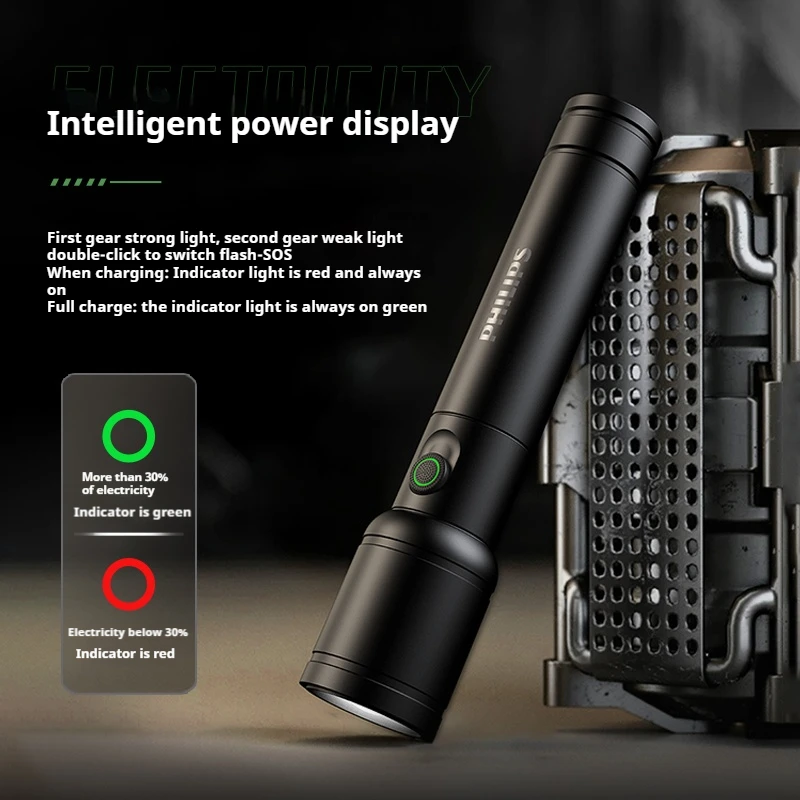 Philips-EDC-zoom-flashlight-grip-comfortable-compact-and-portable-four ...