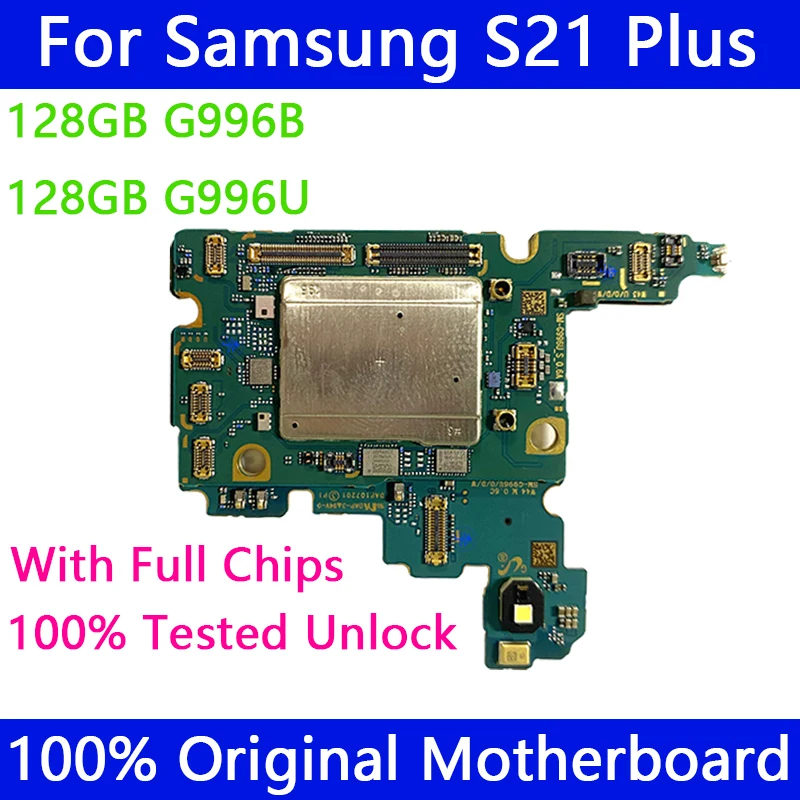 Original Unlock Mainbaord For Samsung Galaxy S21 Plus G996B G996U With ...