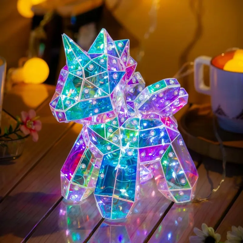 Holographic Emitting Diode Unicorn Light Prism Light Emitting Diode ...