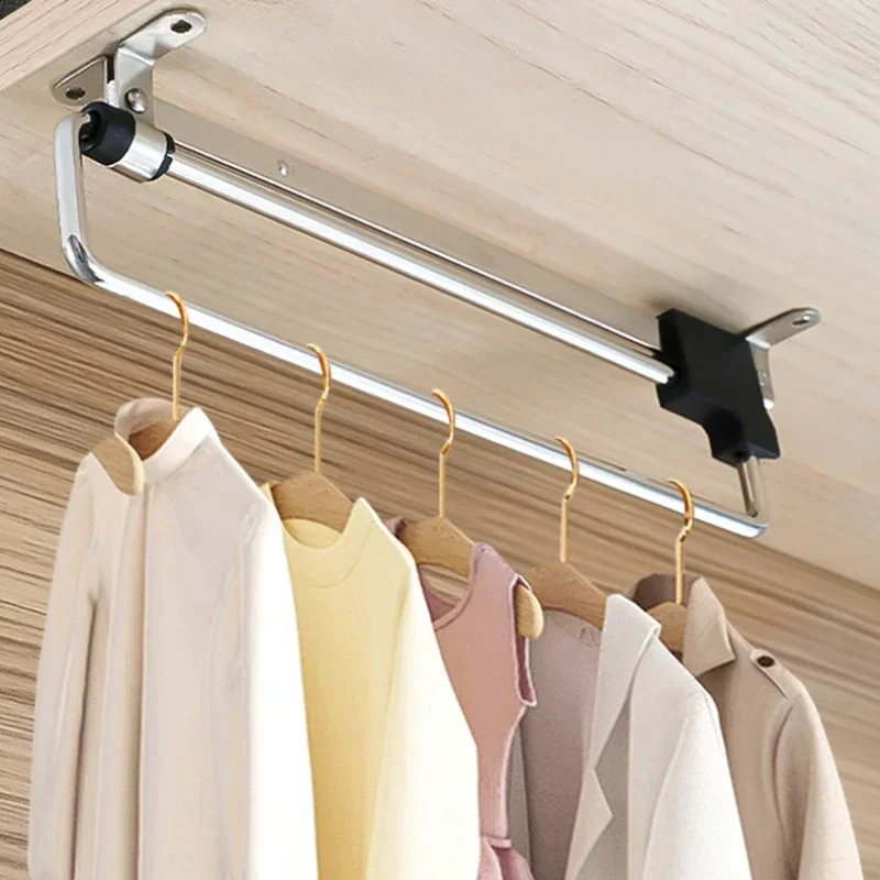 Retractable Closet Hangers Vertical Pull-Out Top Mounted Shallow ...