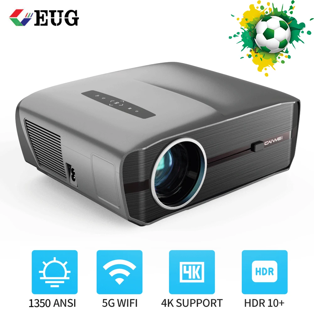 1350ANSI Lumens Home Theater Projectors 4k Full HD 1080p with Auto ...