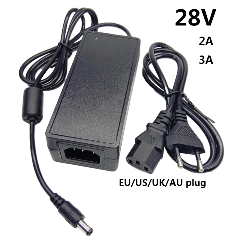 28V 2A 3A Switching Power Supply Adapter AC DC Adaptor 28v2a 28 Volt ...
