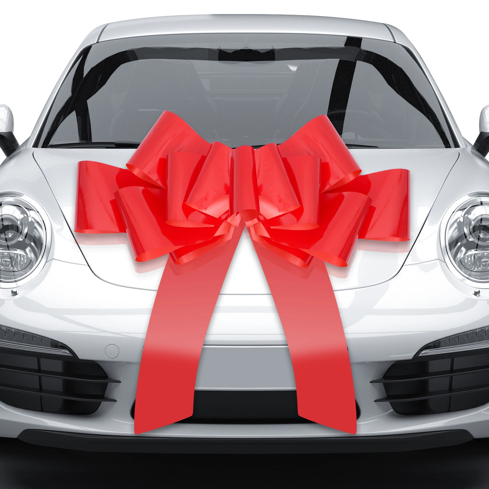 30 Inch Giant Gloss Red Car Bow Home Christmas Tree Decoration Ribbon ...