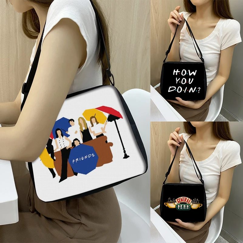 Friends Print Shoulder Bag TV Show Women Handbags for Travel Casual ...