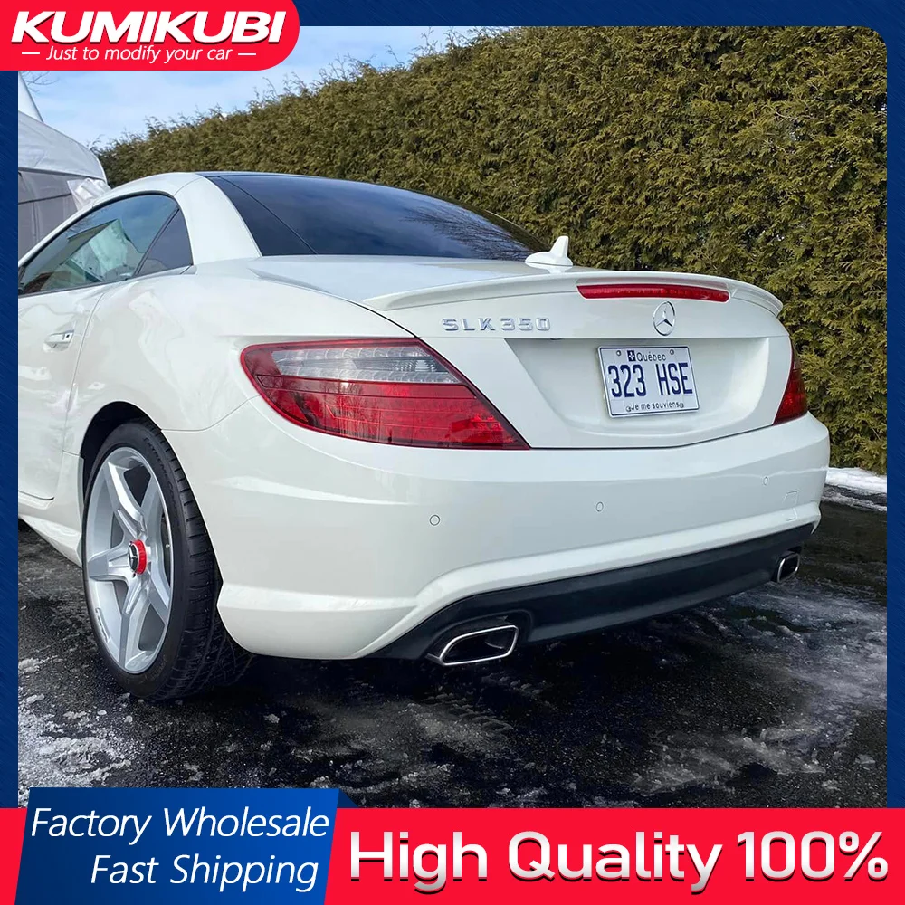 Painted Rear Boot ABS Spoiler For Mercedes Benz SLK R172 SLK250 200 350 ...