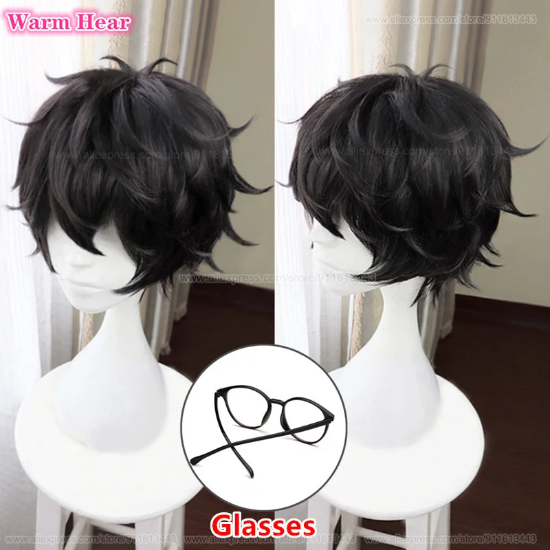 Game-P5-Synthetic-Hair-Kurusu-Akira-Short-30cm-Black-Wig-Cosplay ...